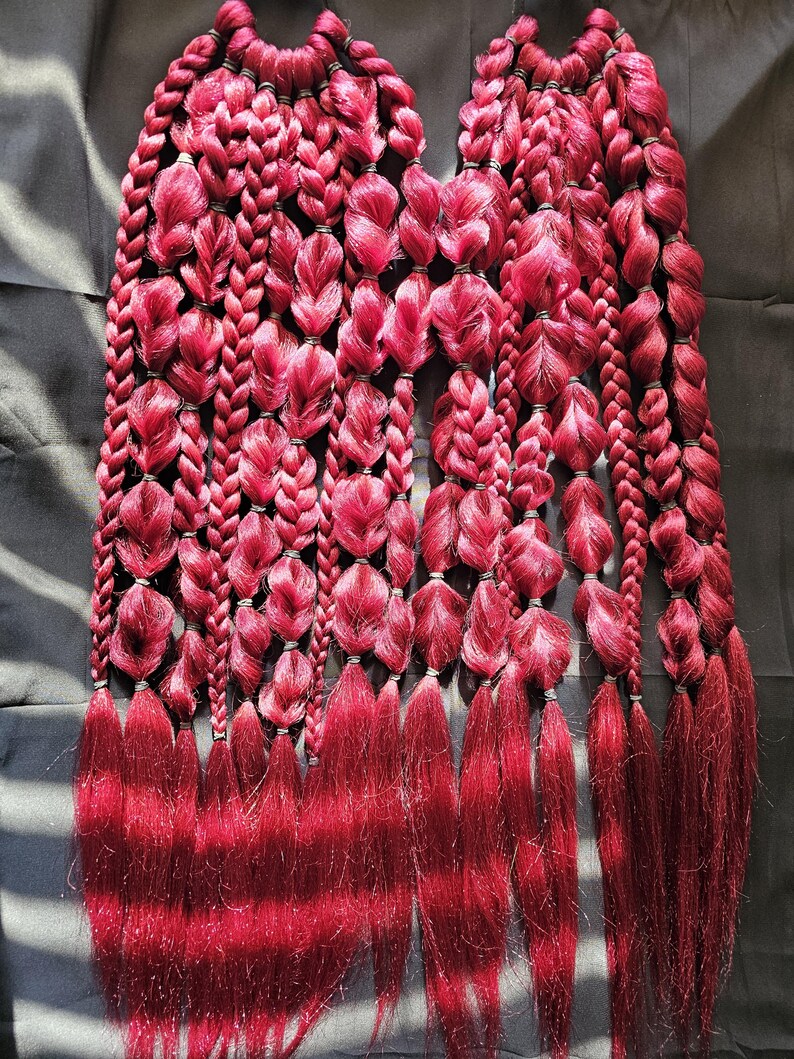 Reusable Braids, Softball Braids, Festival Hair, Rave Braids, Braided ...