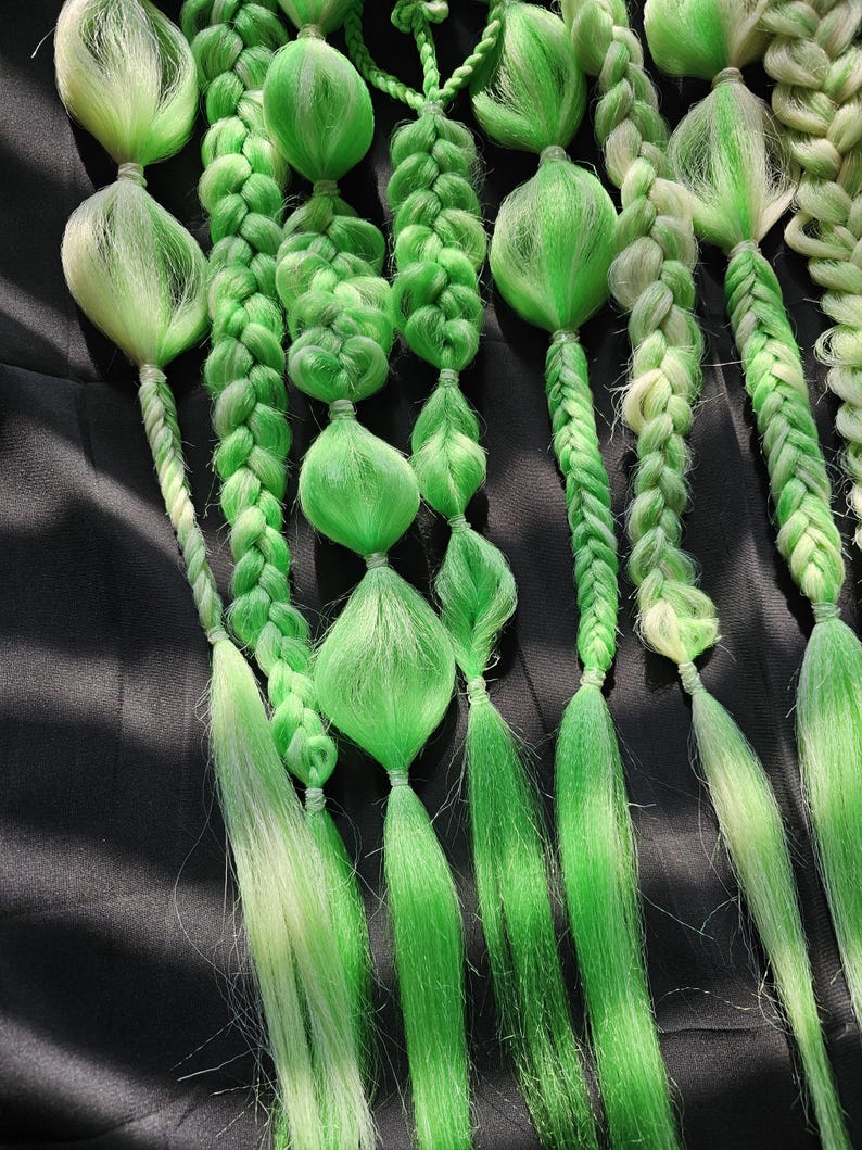 Reusable Braids, Softball Braids, Festival Hair, Rave Braids, Braided ...