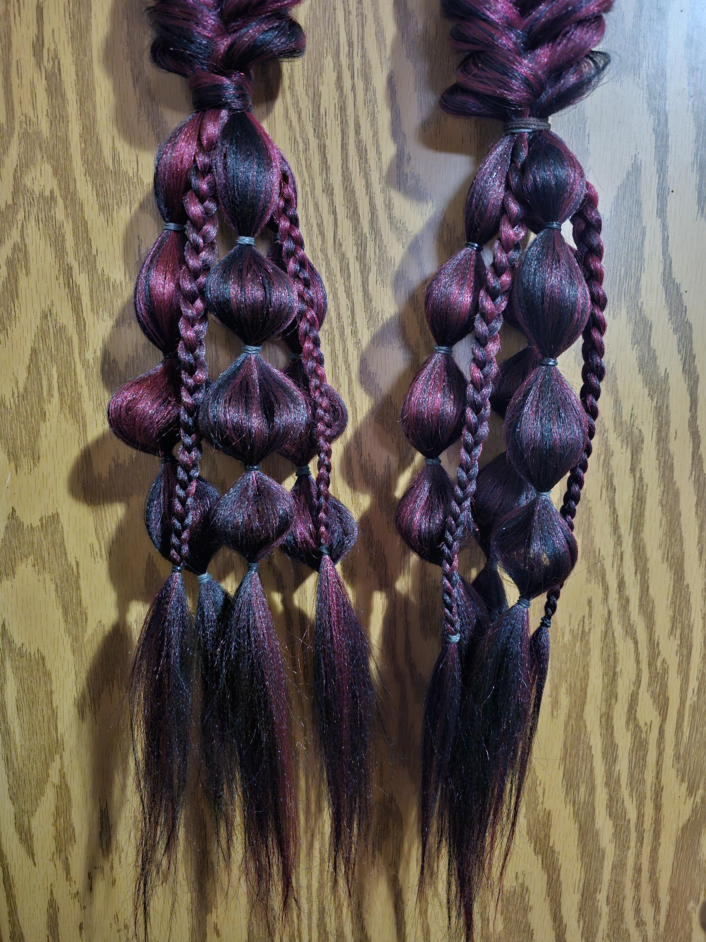 Reusable Braids, Softball Braids, Festival Hair, Rave Braids, Braided ...