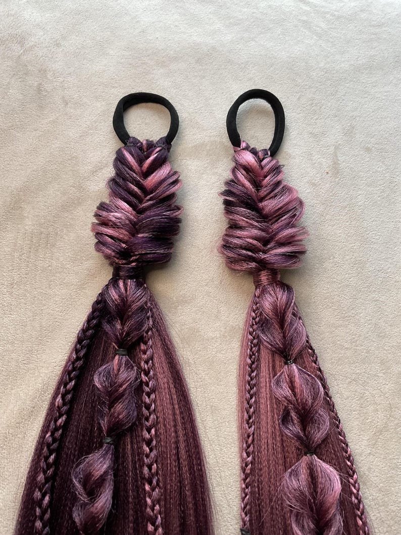 Reusable Braids, Softball Braids, Festival Hair, Rave Braids, Braided ...