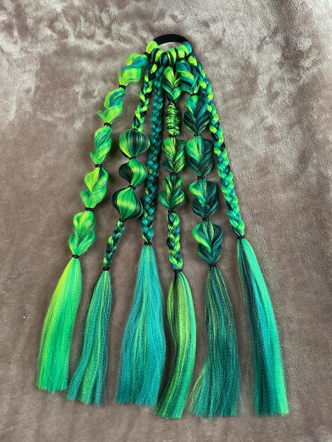 Reusable Braids, Softball Braids, Festival Hair, Rave Braids, Braided ...