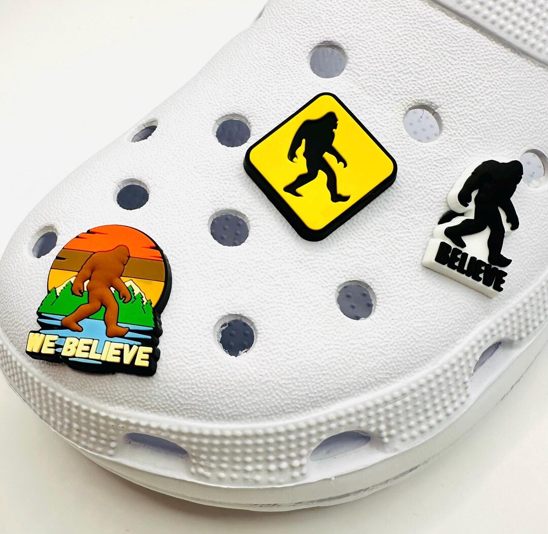 Bigfoot Croc Charms, Sasquatch Shoe Charms, Clog Charms, Croc ...