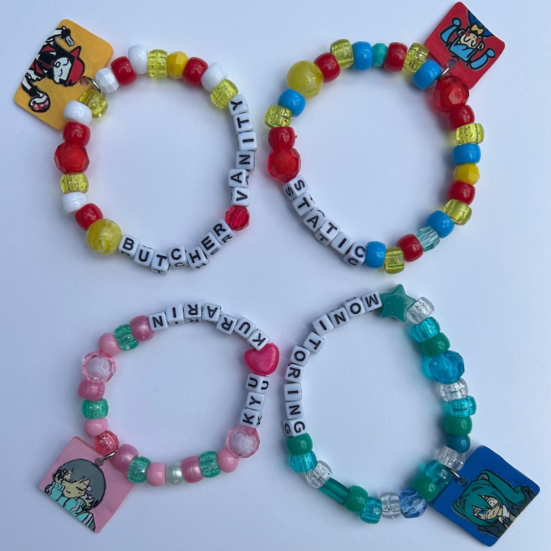 Vocasynth Vocaloid Song Kandi Pony Bead Bracelets - Kyu Kurarin Iyowa ...