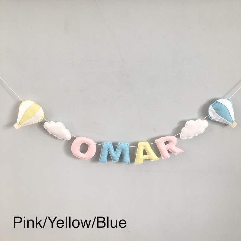 Hot Air Balloon Felt Bunting - Etsy UK