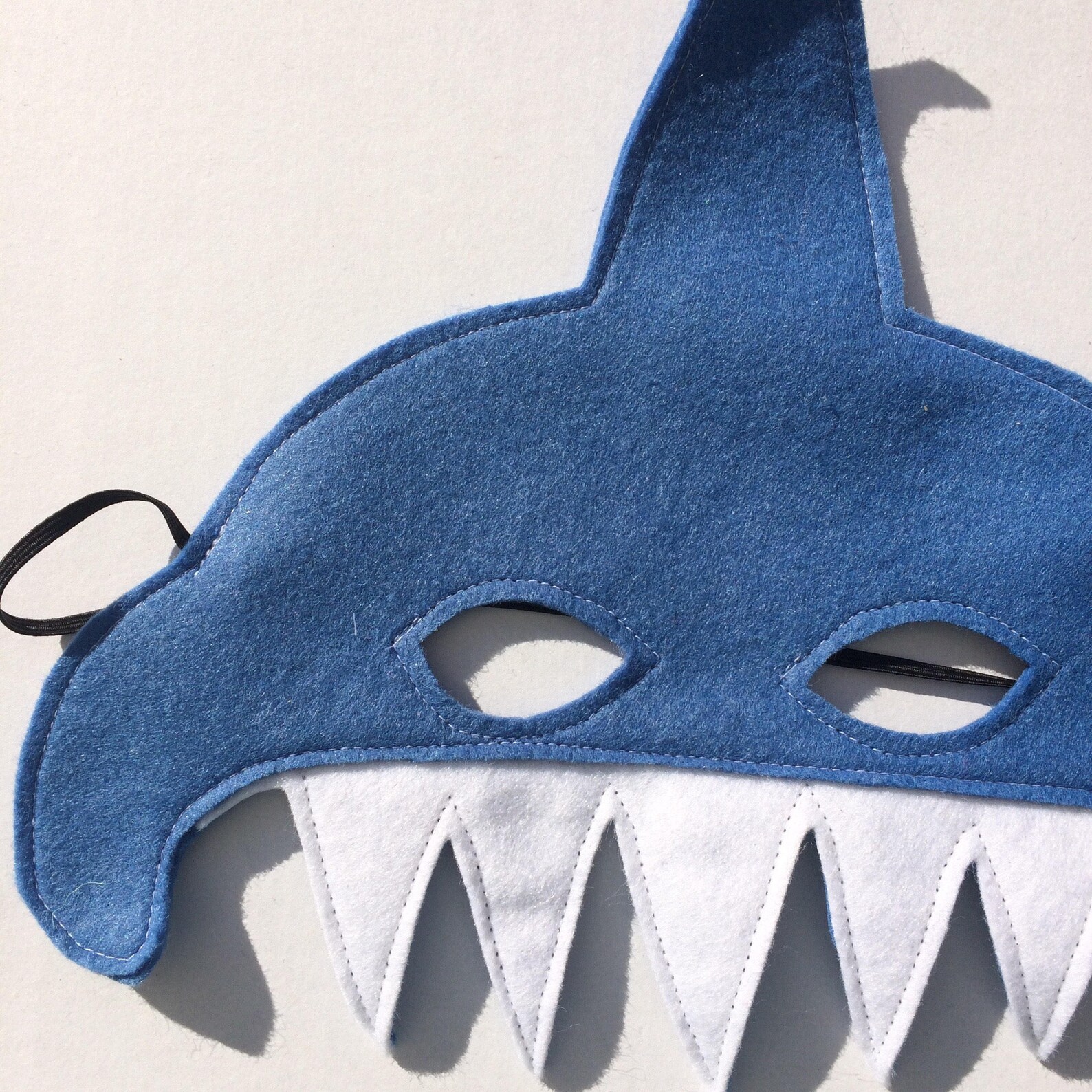 Scary Shark Felt Fancy Dress up Mask | Etsy