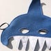 Scary Shark Felt Fancy Dress up Mask - Etsy