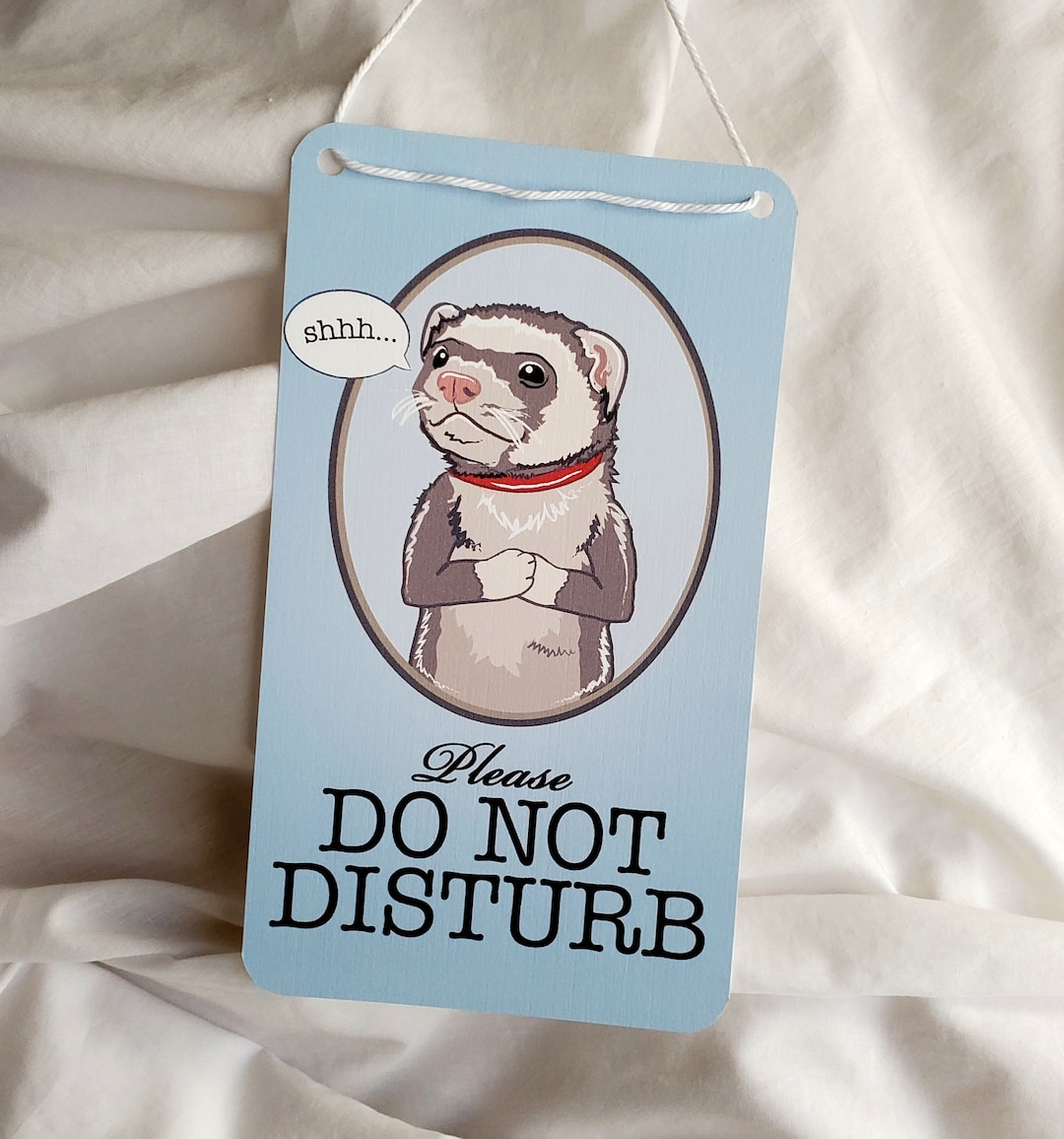 Ferret Do Not Disturb Sign - Etsy