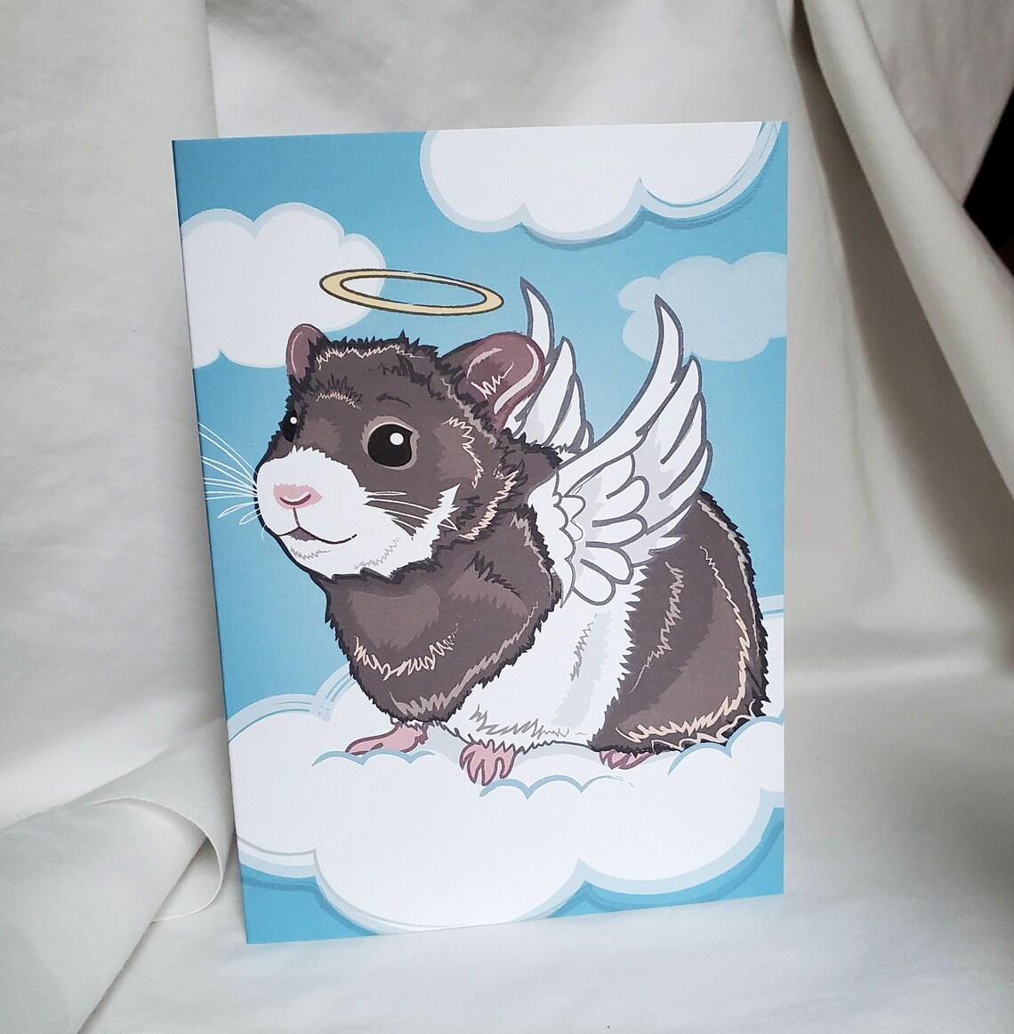 Angel Hamster Greeting Card - Etsy