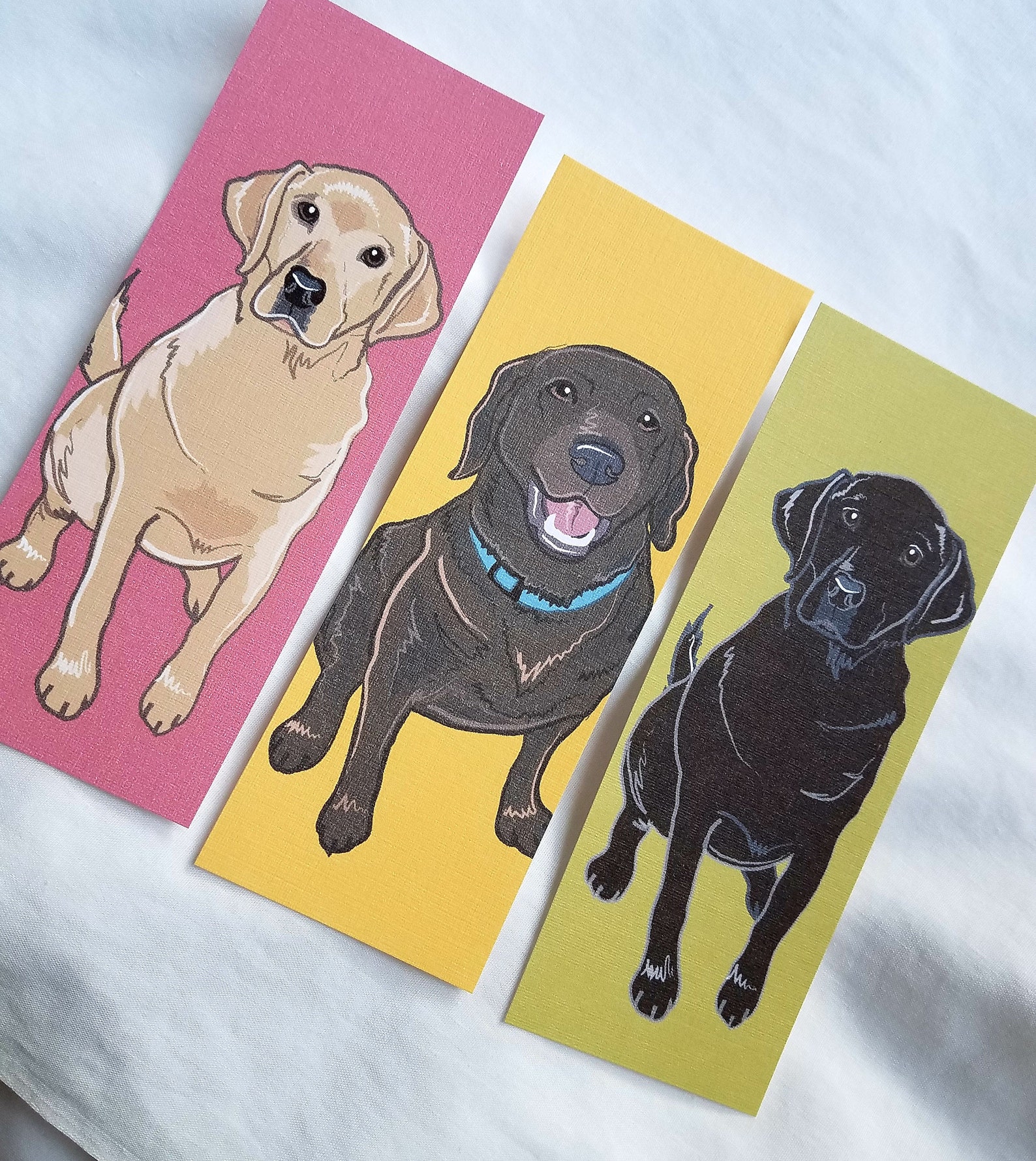 Lab Bookmarks Bright Colors Eco-friendly Set of 5 | Etsy