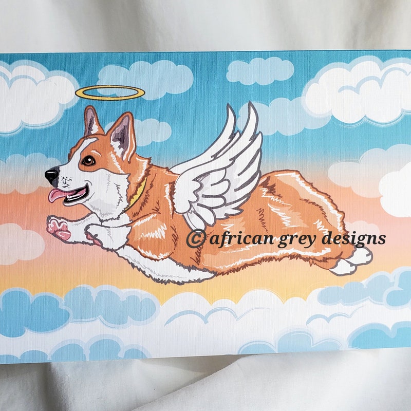 Corgi Angel - Etsy