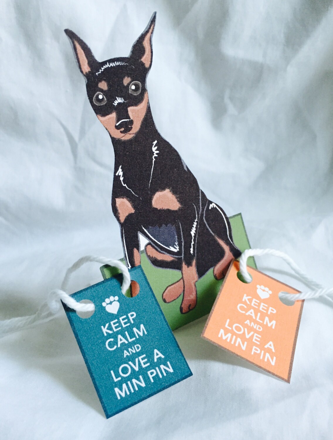 Keep Calm Min Pin Desk Decor Paper Doll - Etsy