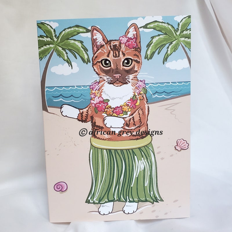 Hula Cats - Etsy