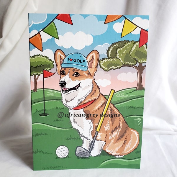 Golf Birthday Card - Etsy