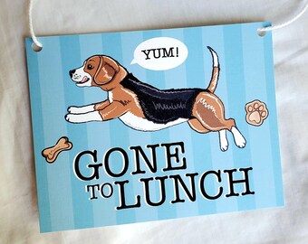 Gone to Lunch Sign | Etsy
