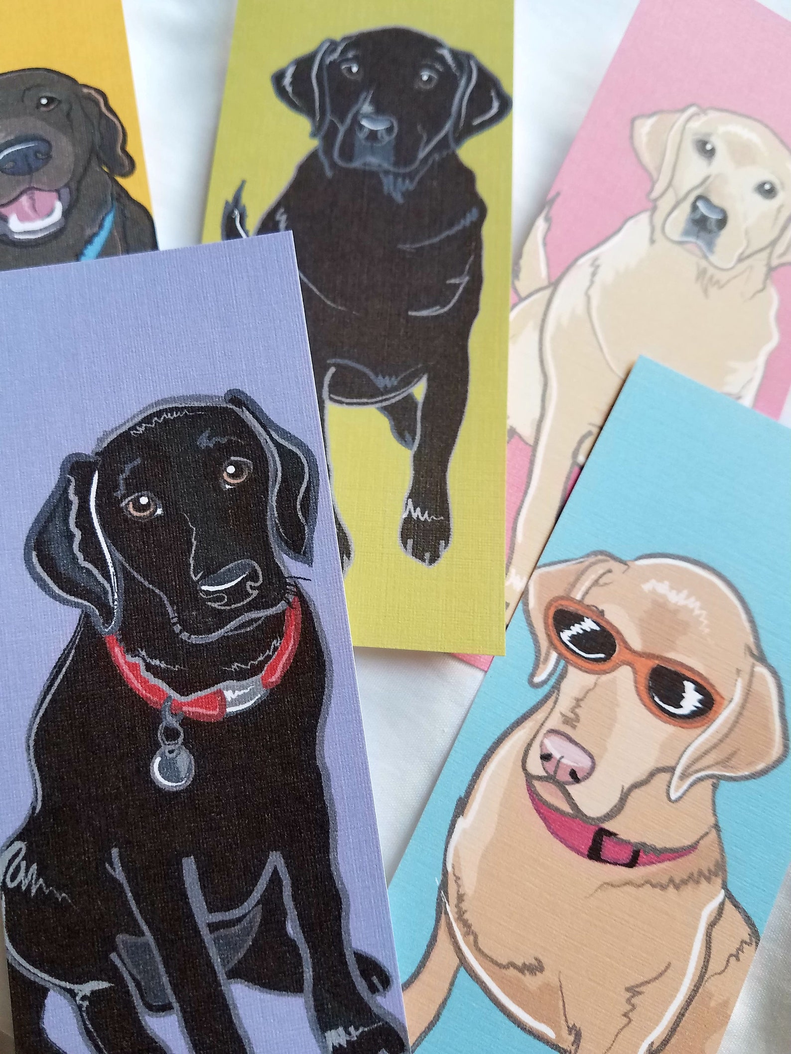 Lab Bookmarks Bright Colors Eco-friendly Set of 5 | Etsy