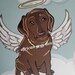 Angel Chocolate Labrador Retriever Greeting Card - Etsy
