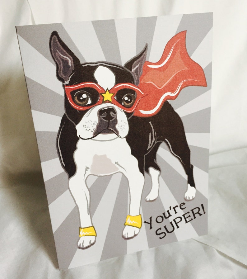 Super Boston Greeting Card | Etsy