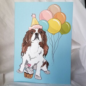 Princess Cavalier King Charles Spaniel Greeting Card - Etsy