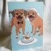 Wedding Puggles Greeting Card - Etsy