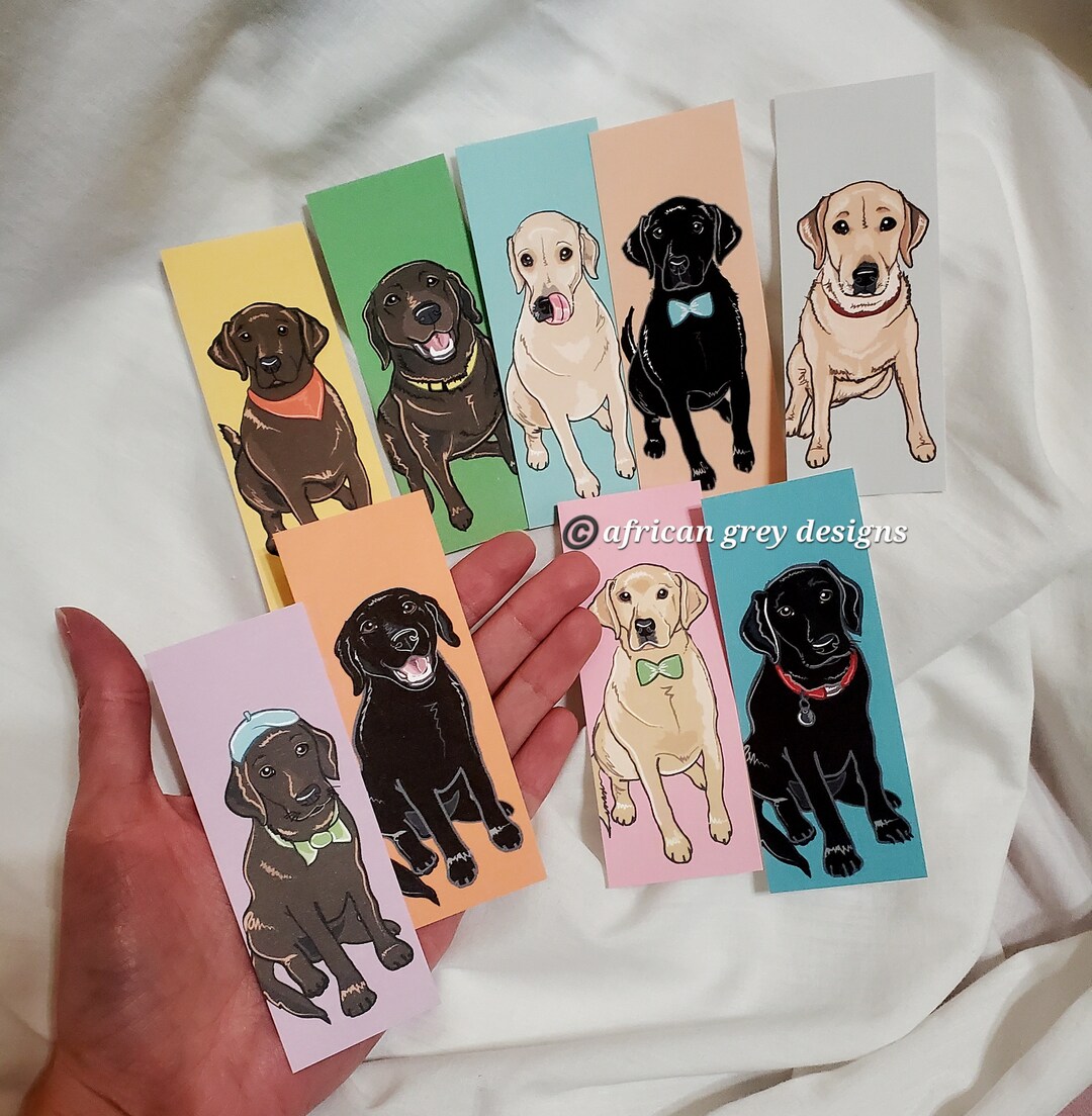 Mini Lab Bookmarks - Eco-friendly Set of 9 - Printed on Recycled Linen ...