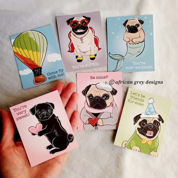 Pug Valentine - Etsy