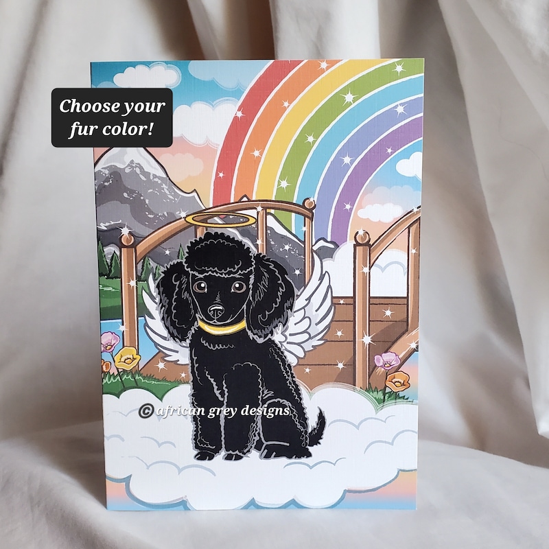 Poodle With Angel - Etsy