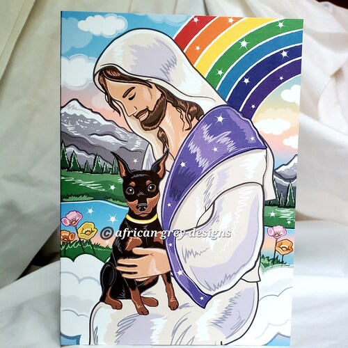 Angel Min Pin Greeting Card - Etsy