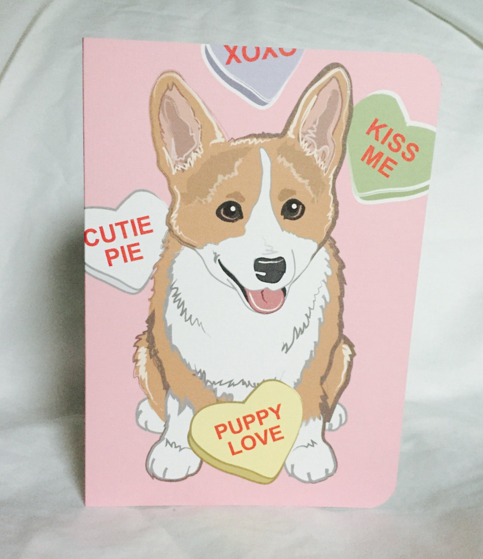 Corgi Puppy Love Greeting Card - Etsy
