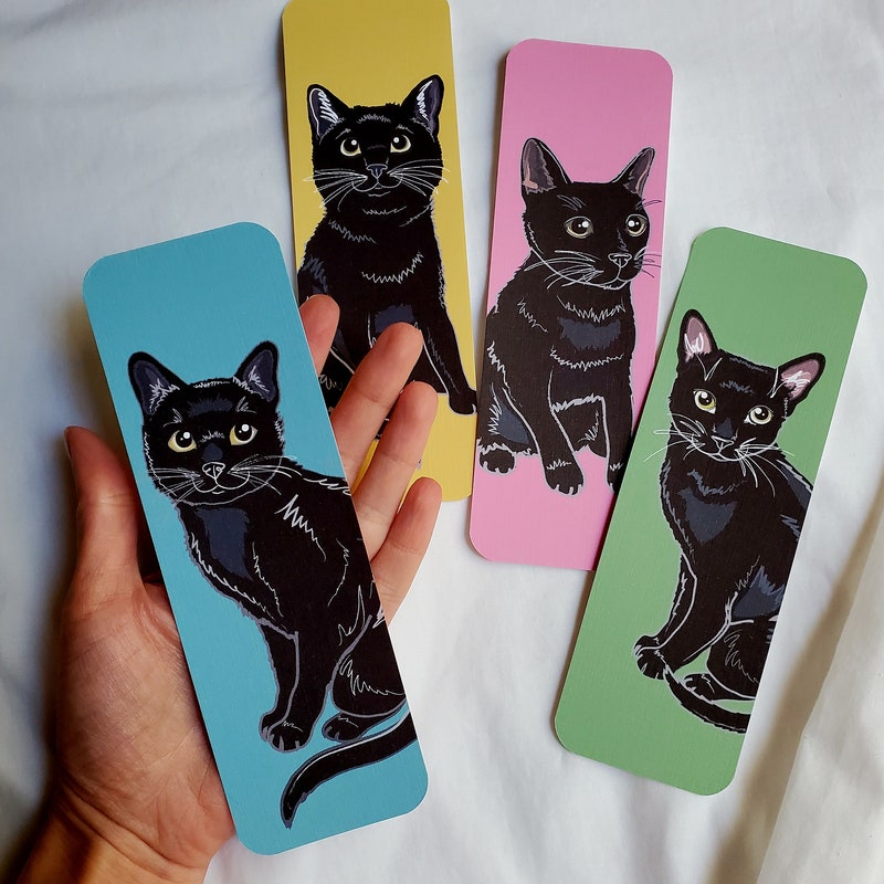 Cat Bookmark - Etsy