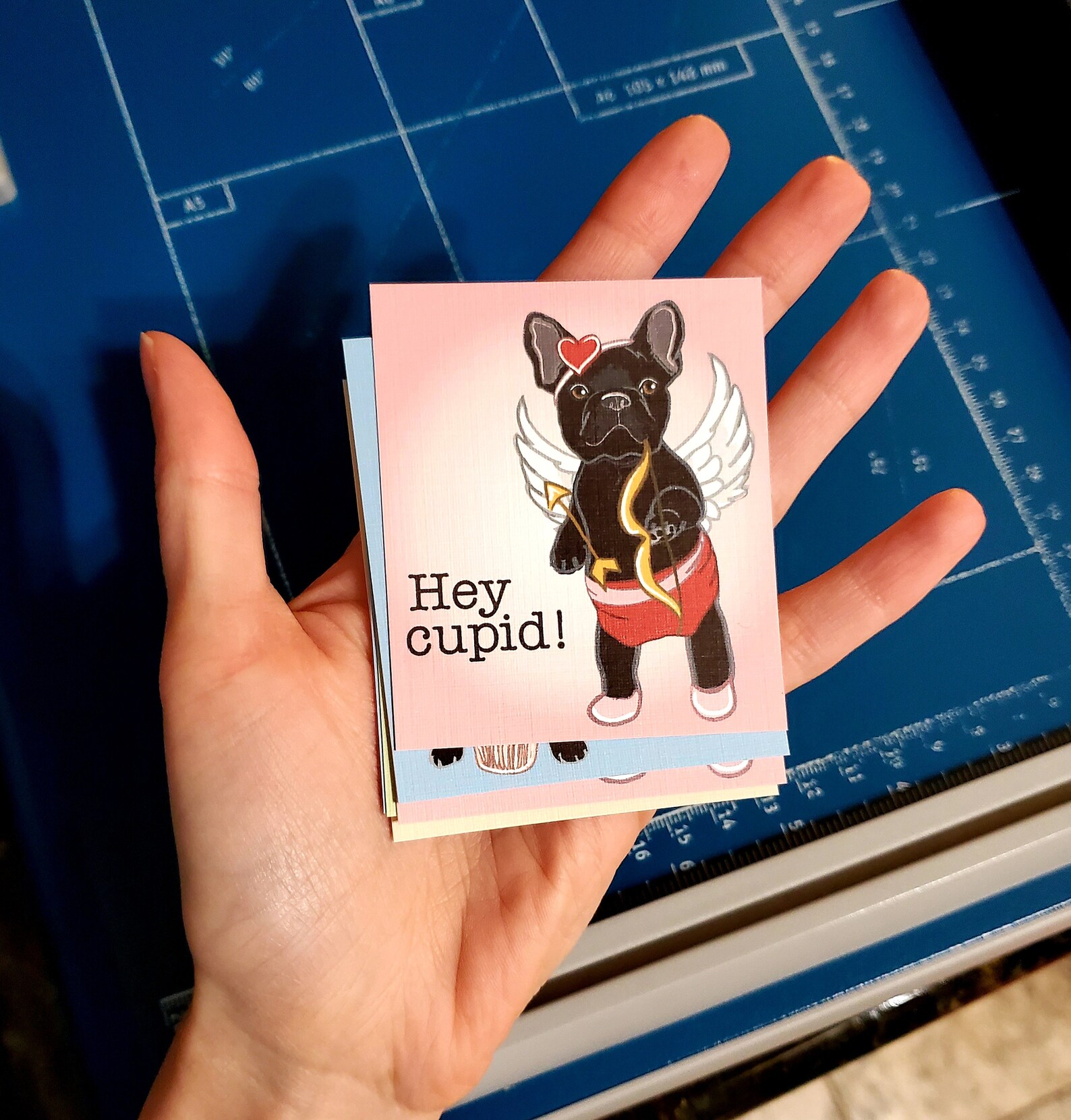 Frenchie Valentines Candy Colors Mini Eco-friendly Set of - Etsy