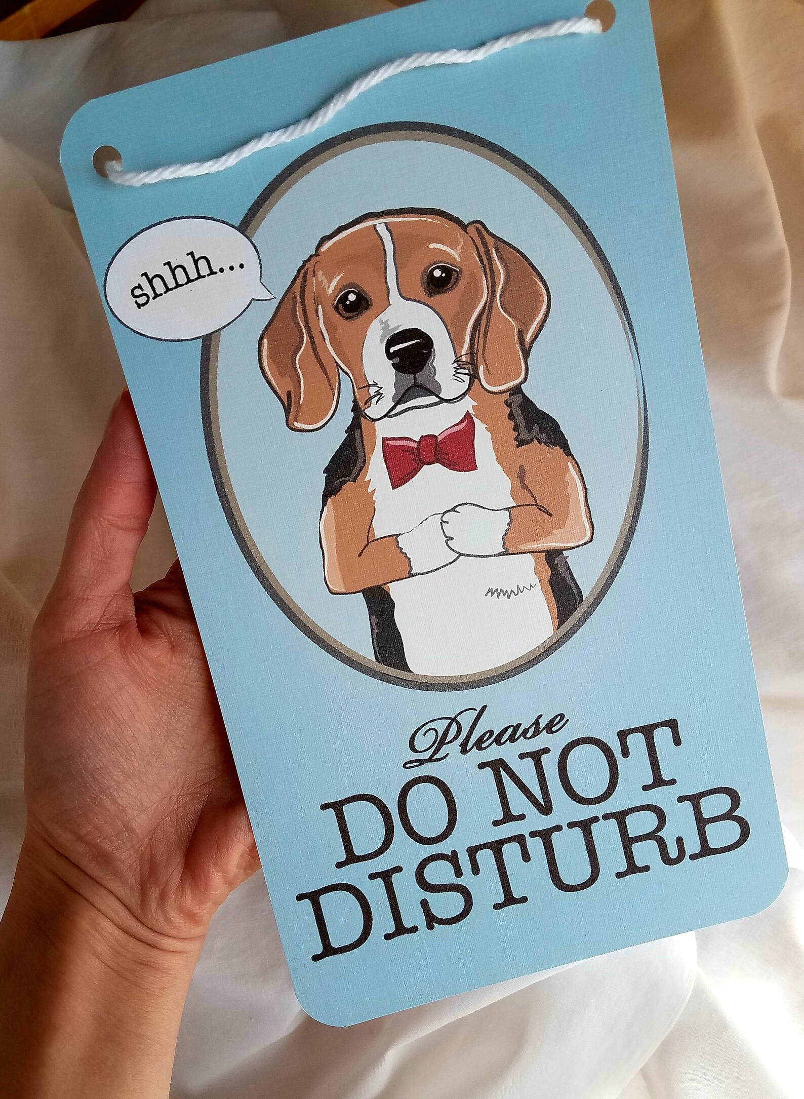 Beagle Do Not Disturb Sign | Etsy