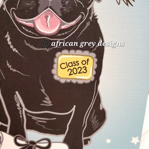 Black Pug Graduation Greeting Card - Choose Your Grad Year - Etsy