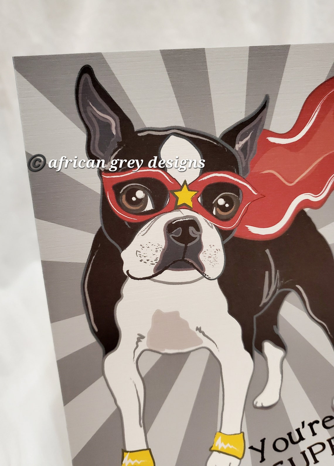 Super Boston Greeting Card - Etsy