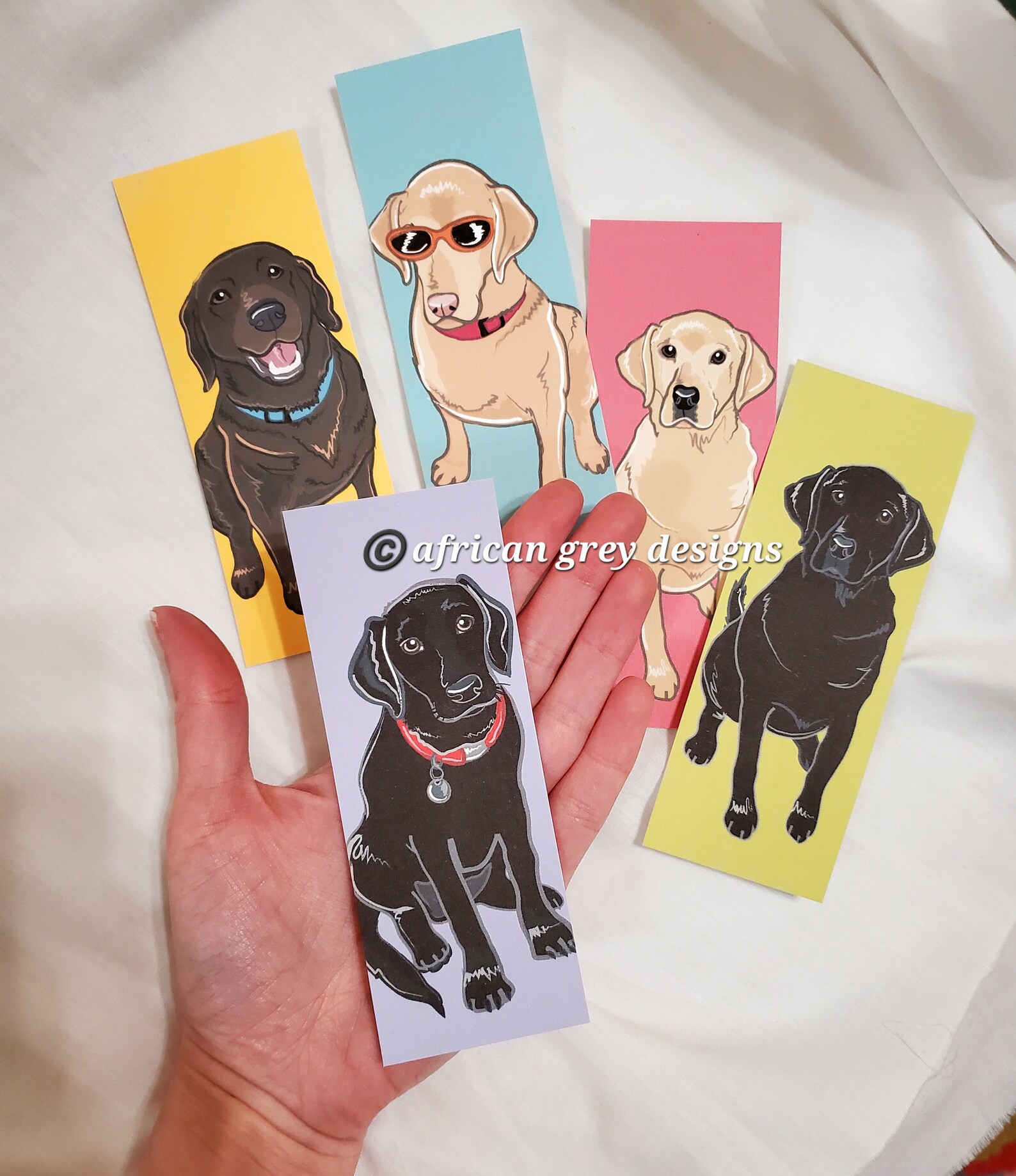 Lab Bookmarks Bright Colors Eco-friendly Set of 5 - Etsy