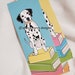 Dalmatian Bookmarks - Eco-friendly Set of 5 - Printed on Recycled Linen ...