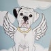 Angel Boxer Greeting Card White Boxer - Etsy