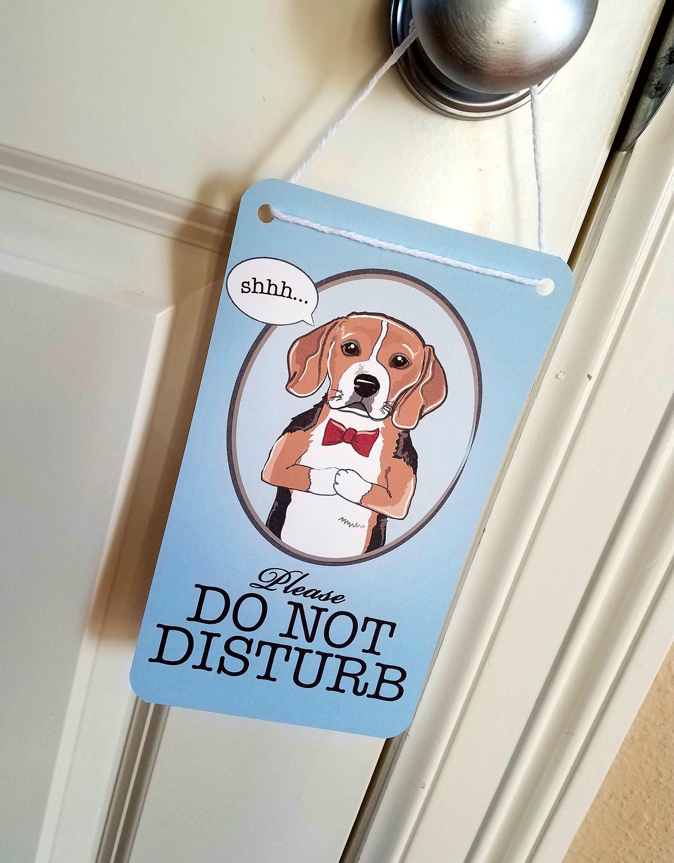 Beagle Do Not Disturb Sign | Etsy