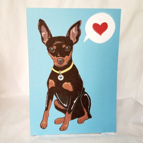Angel Min Pin Greeting Card - Etsy