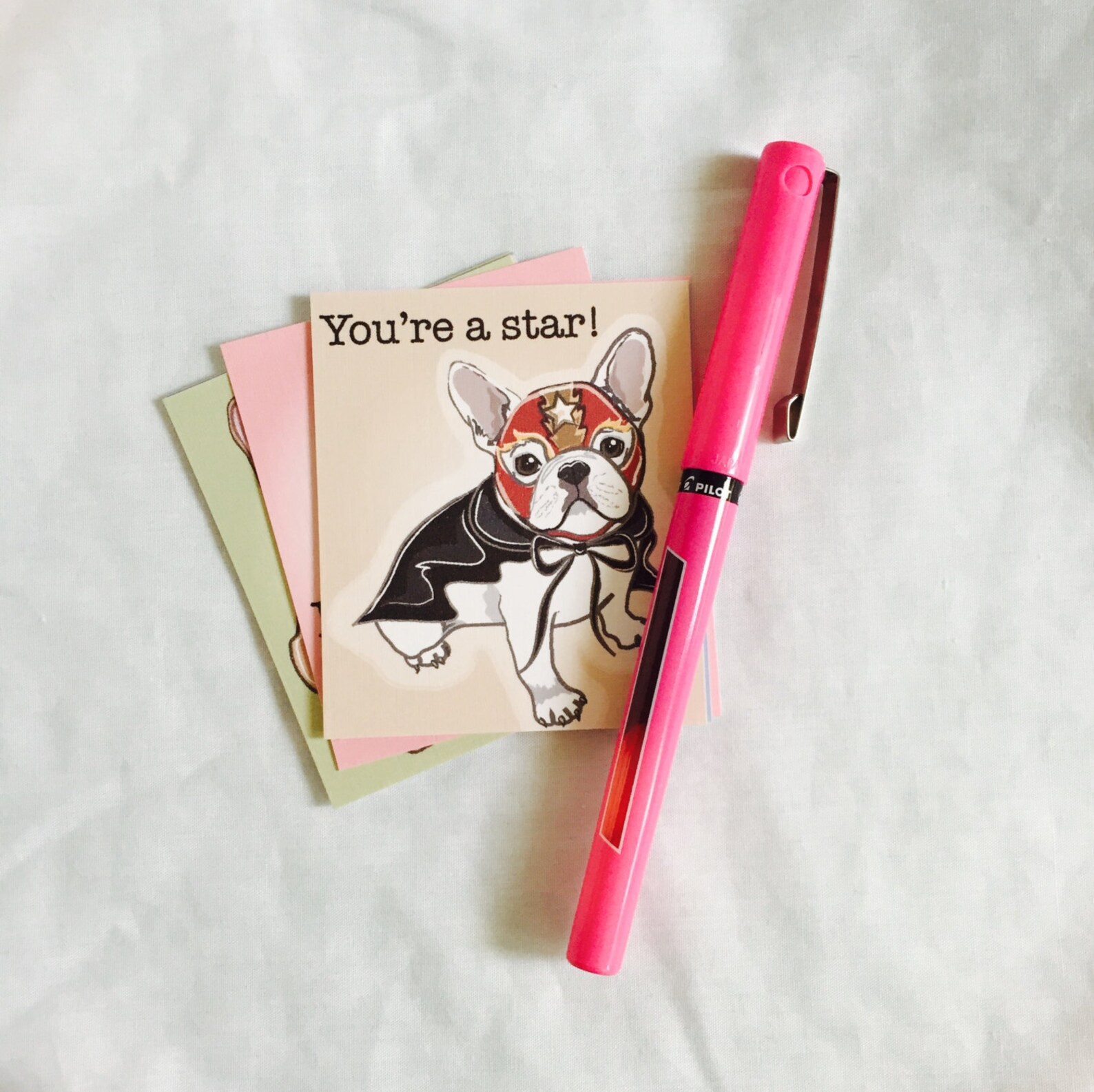 Frenchie Valentines Candy Colors Mini Eco-friendly Set of - Etsy