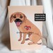 Custom Puggle Tattoo Greeting Card - Etsy