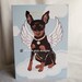 Angel Min Pin Greeting Card - Etsy