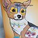 Day of the Dead Corgi Greeting Card - Etsy