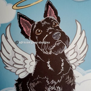 Angel Scottish Terrier Greeting Card - Etsy