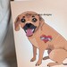 Custom Puggle Tattoo Greeting Card - Etsy