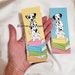Dalmatian Bookmarks - Eco-friendly Set of 5 - Printed on Recycled Linen ...