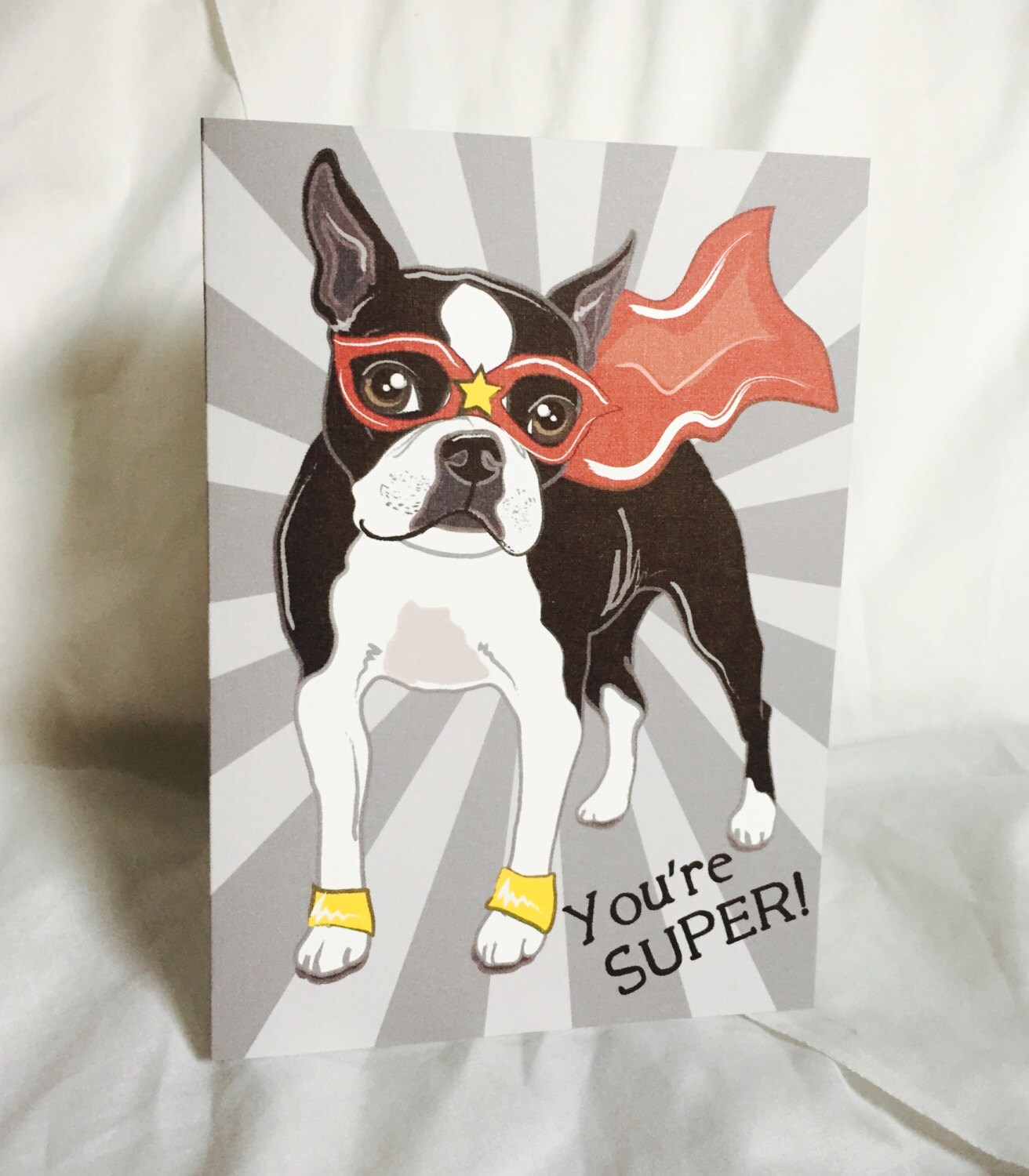 Super Boston Greeting Card | Etsy