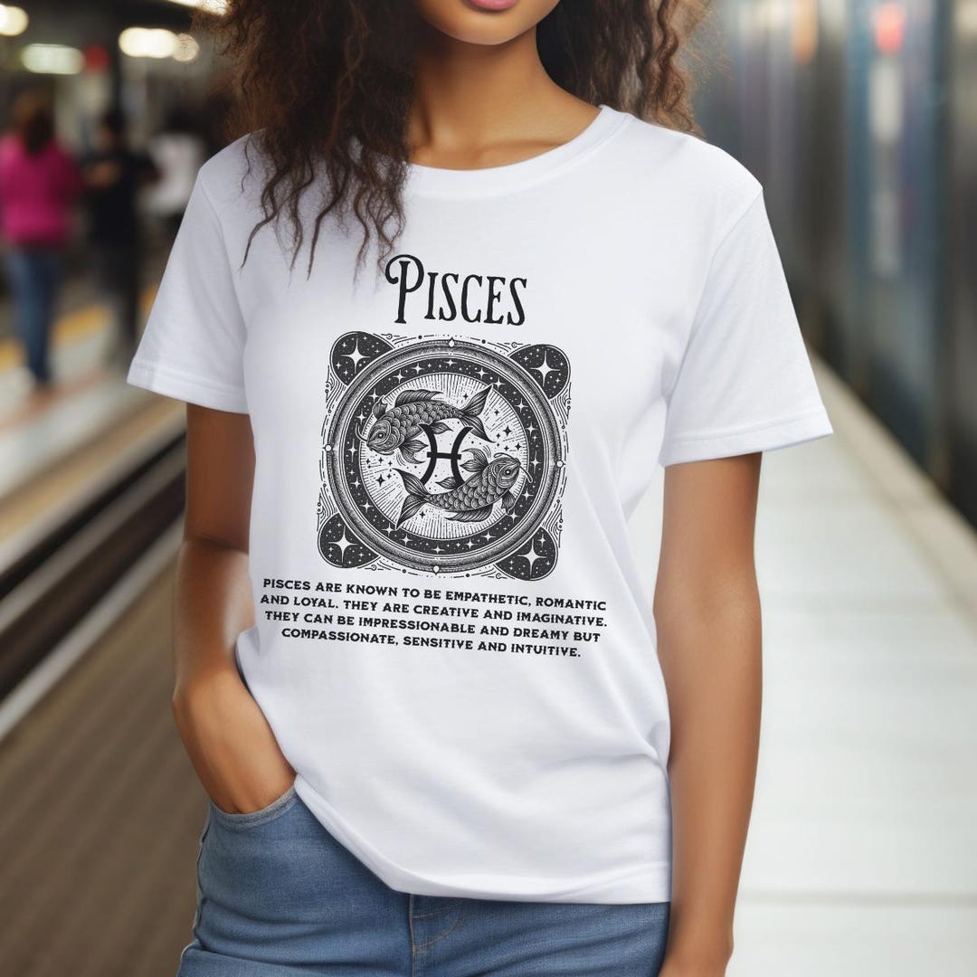 Pisces Star Sign Shirt, Zodiac Sign T Shirt, Birthday Gift for ...