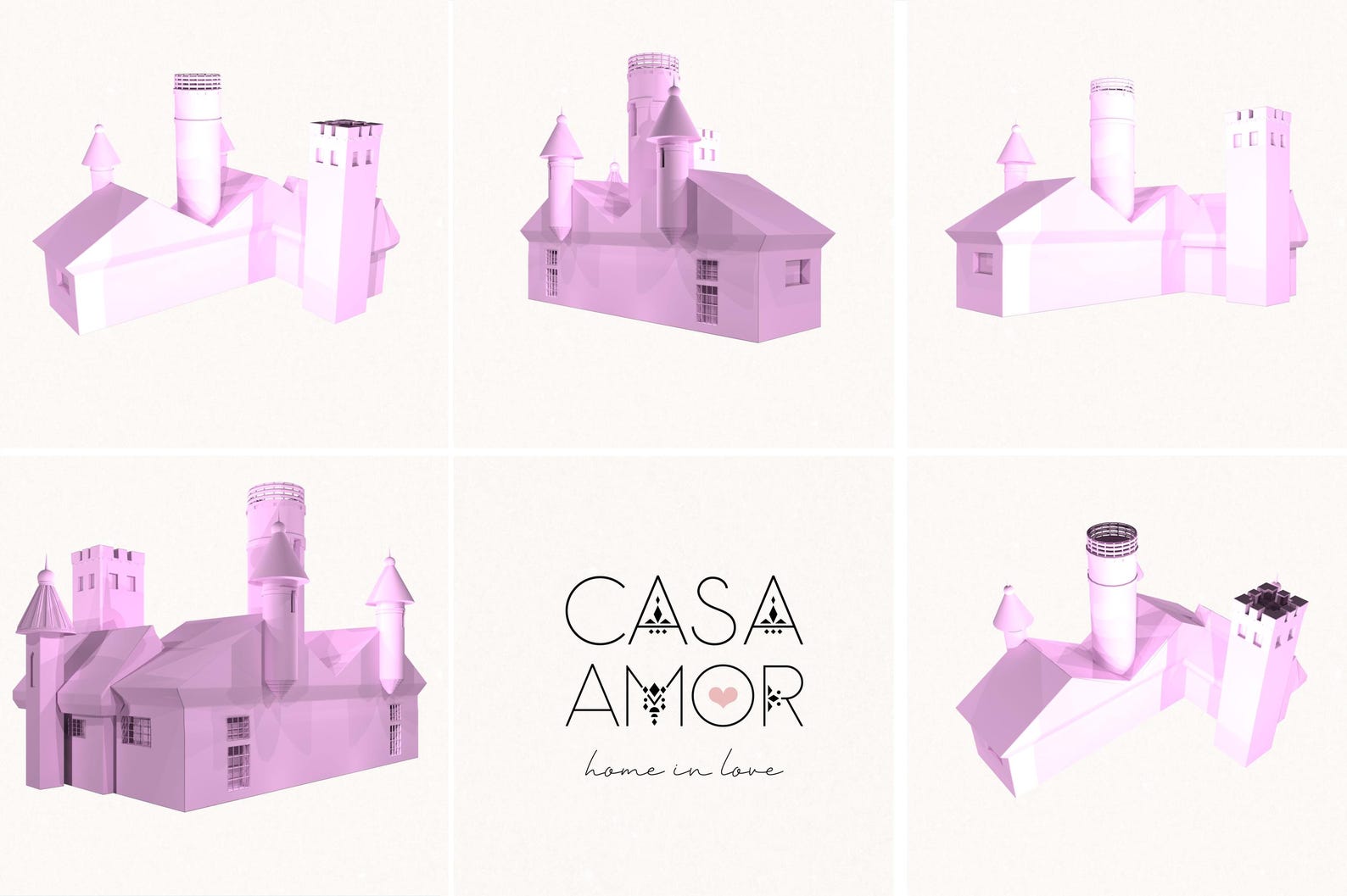 3D Fantasy Castle - 3DS Max File for Printing / Magical Fairy Tale ...