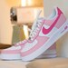 Custom Pink Air Force 1, Handpainted Pink Custom AF1 Sneakers, the Air ...