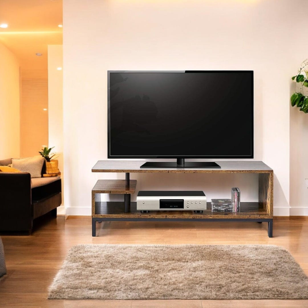 TV Stand for Tvs up to 50 Inch, Media Console Table With Storage ...